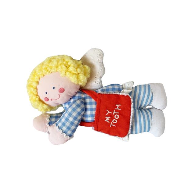 Unbranded | Toys | Tooth Fairy Plush Doll Flying Blonde Yarn Hair ...
